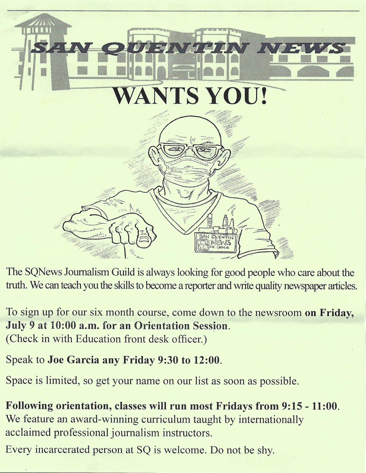 The Power of Journalism — Prison Journalism Project